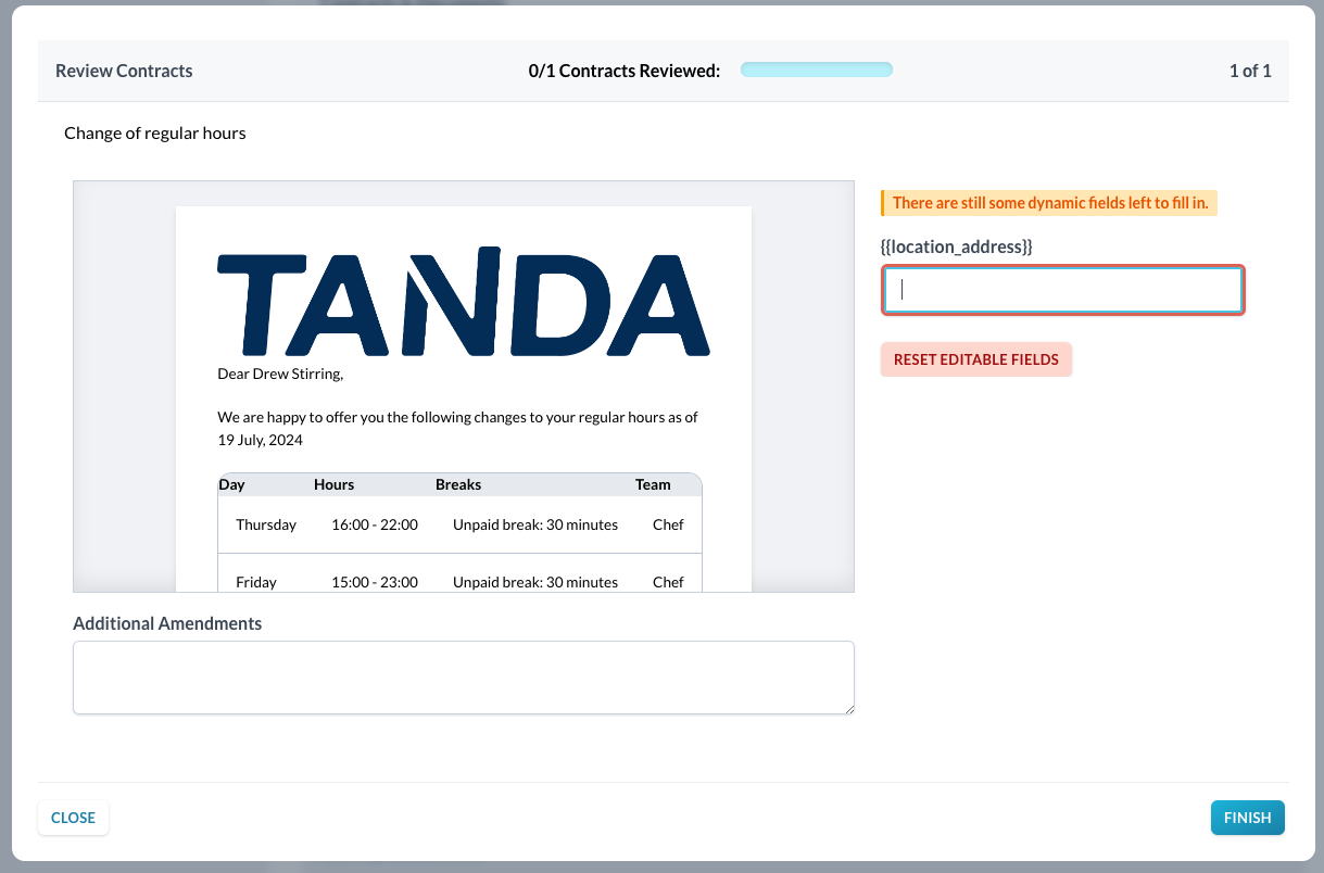 Changelog | Tanda