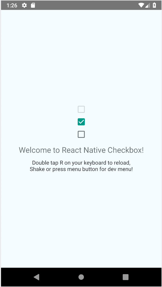 Radio And Checkbox Button Voters React Native