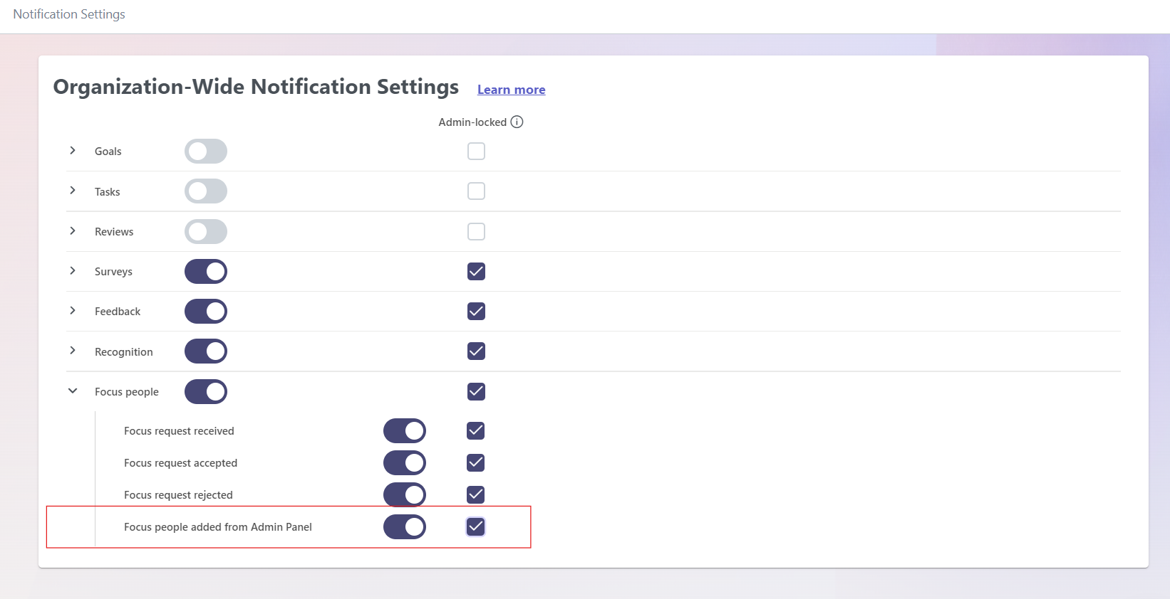 Removing the focus people notifications completely | Feature requests ...