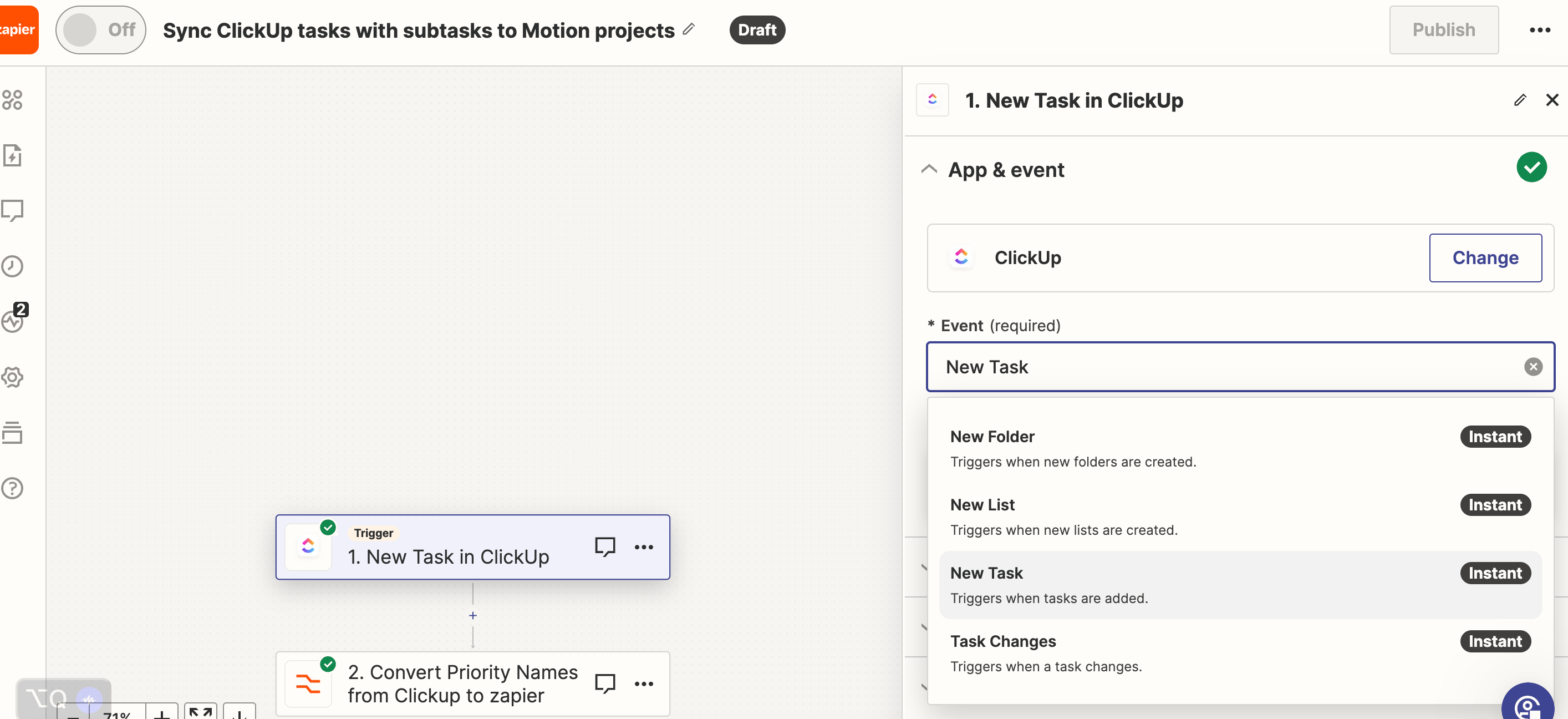 AI task scheduling | Voters | ClickUp