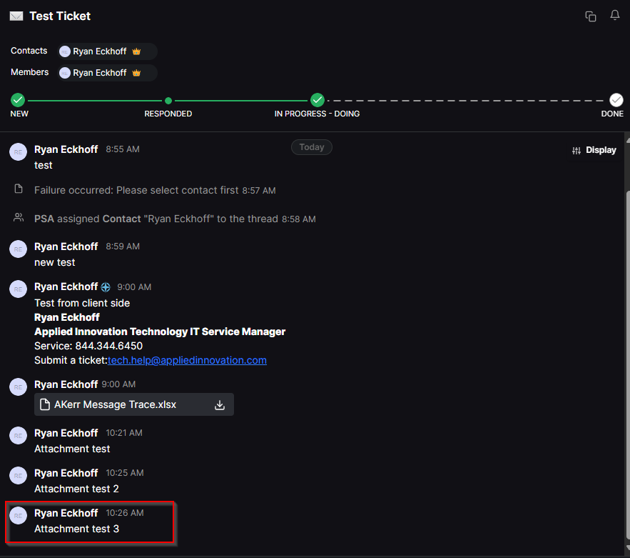Pull in attachments from Connectwise Time Entries | Voters | Thread