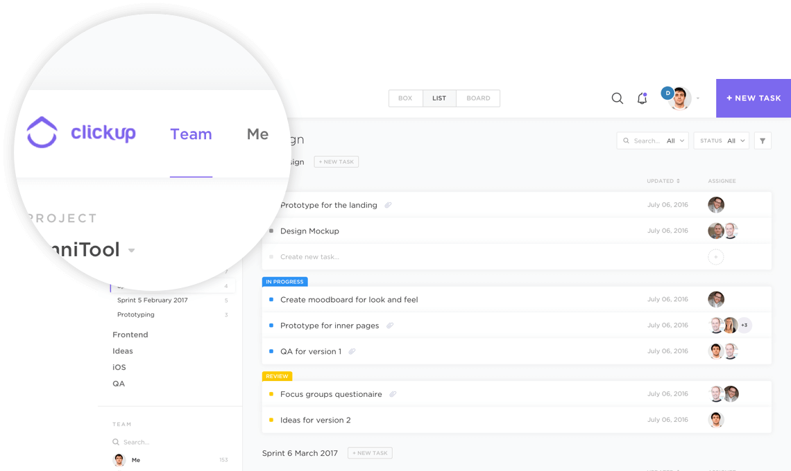 Why does ClickUp's UI look nothing like the one advertised on the ...