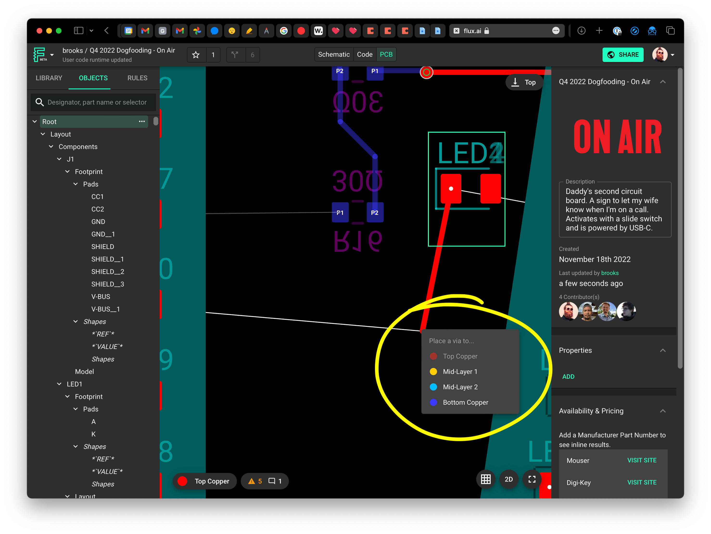 End Routing The Trace Option In Context Menu During Routing Mode 8588