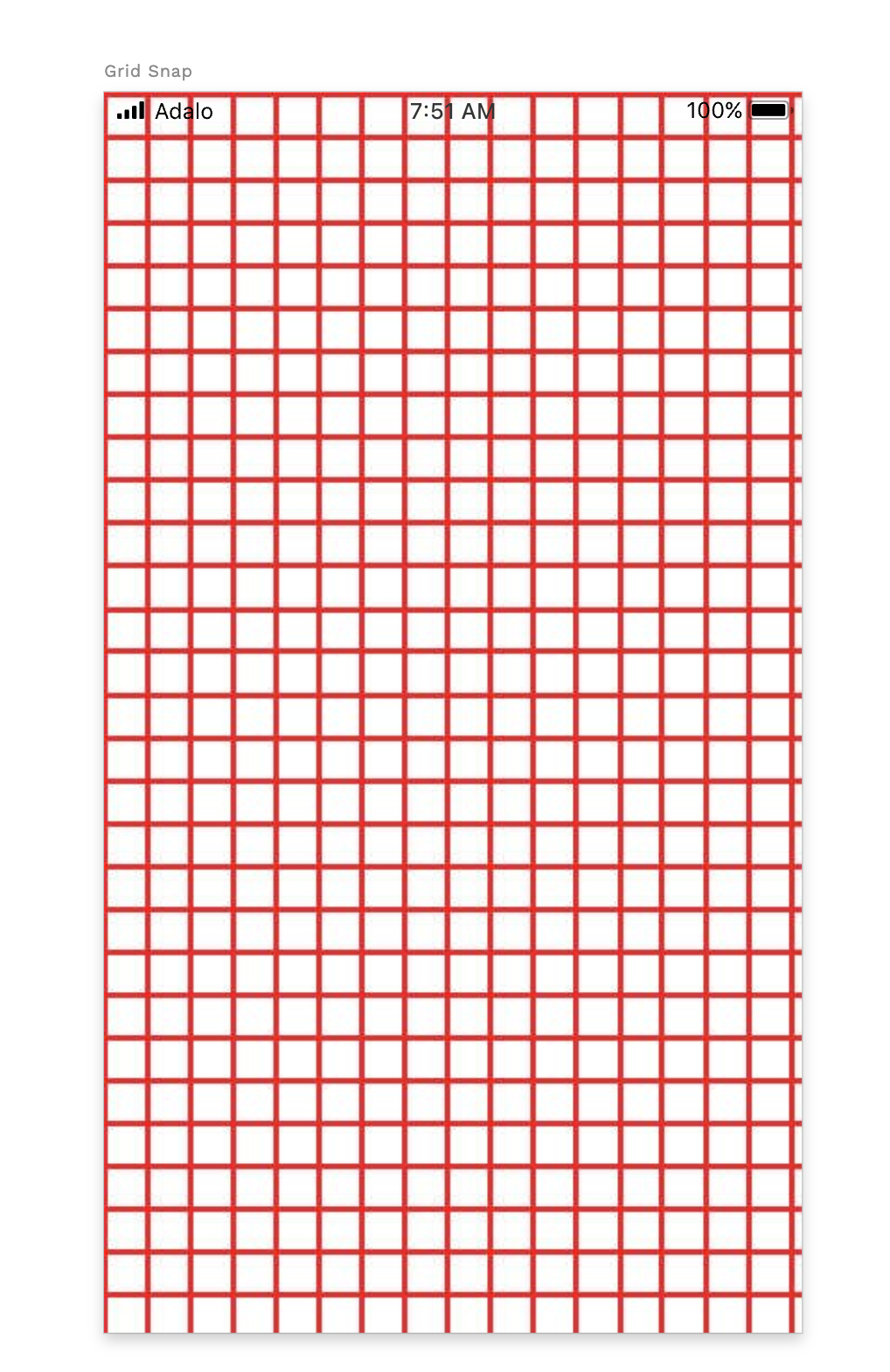 Grid snapping | Voters | Adalo