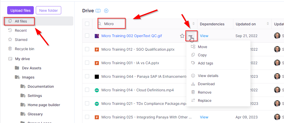 'Three Dots' Options Should Be Universally Available When Drive Contents Are Displayed | Voters ...