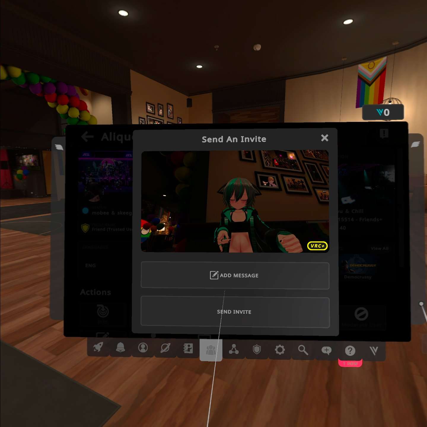 Dark invite screenshots | Voters | VRChat