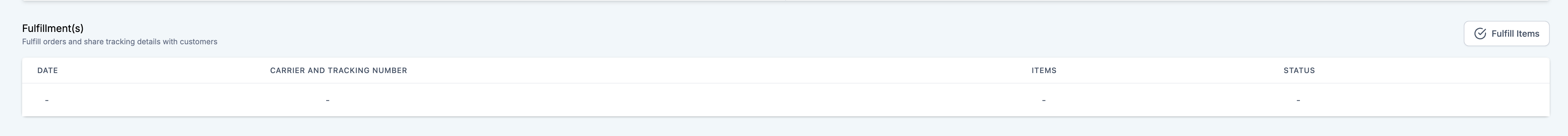 Fulfillment info for multiple items | Voters | HighLevel