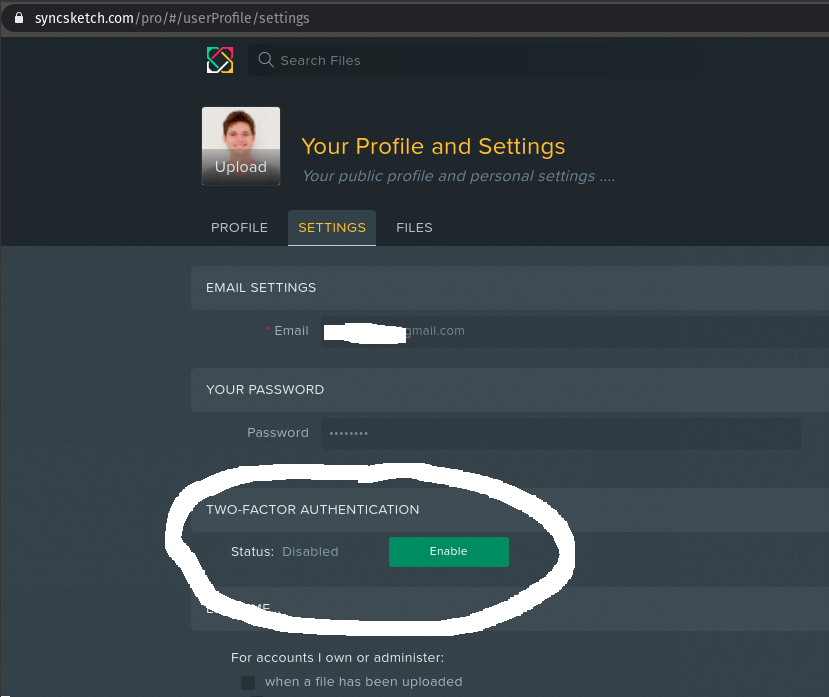 Two-Factor Authentication | Voters | SyncSketch