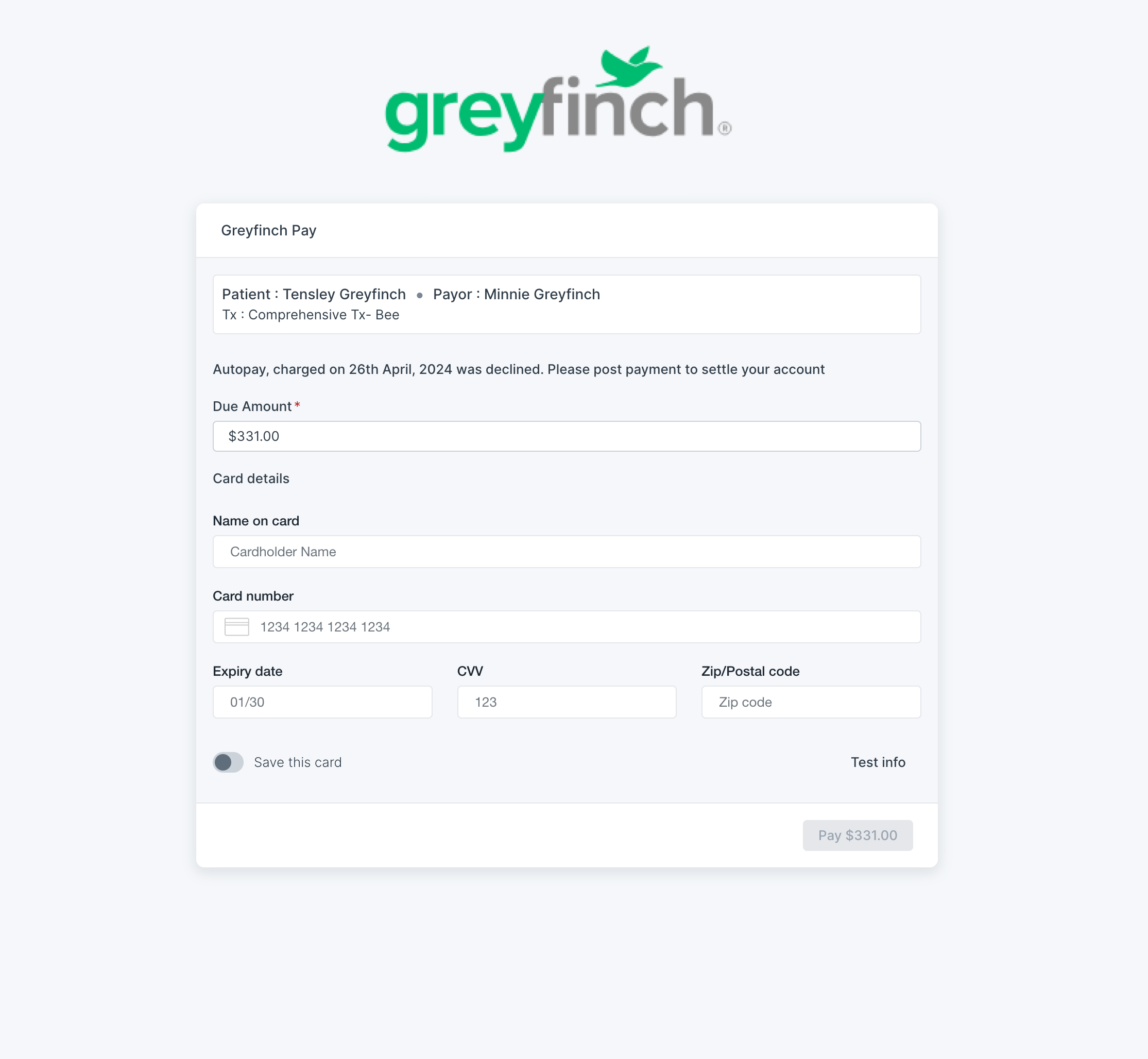 Changelog | Greyfinch