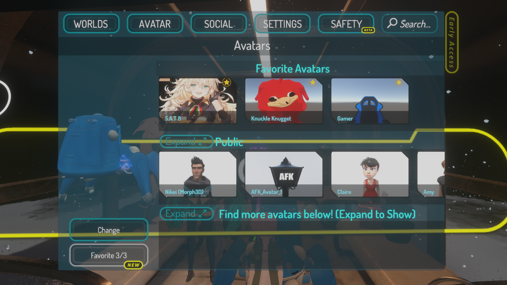 Personal avatars disappear | Voters | VRChat