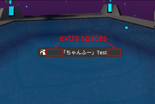 Join/Leave/Portal Notification popup needs to be adjusted by string length | Voters | VRChat