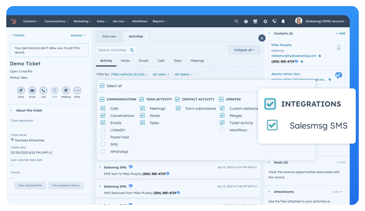 Changelog | Salesmsg