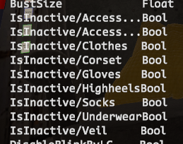 Hierarchically displayed parameters in avatar debug | Voters | VRChat