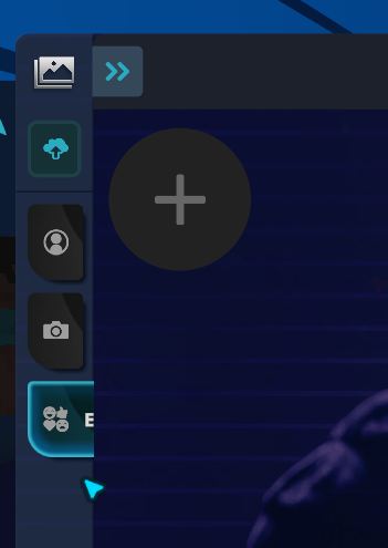 Emoji sidebar button doesn't collapse correctly | Voters | VRChat