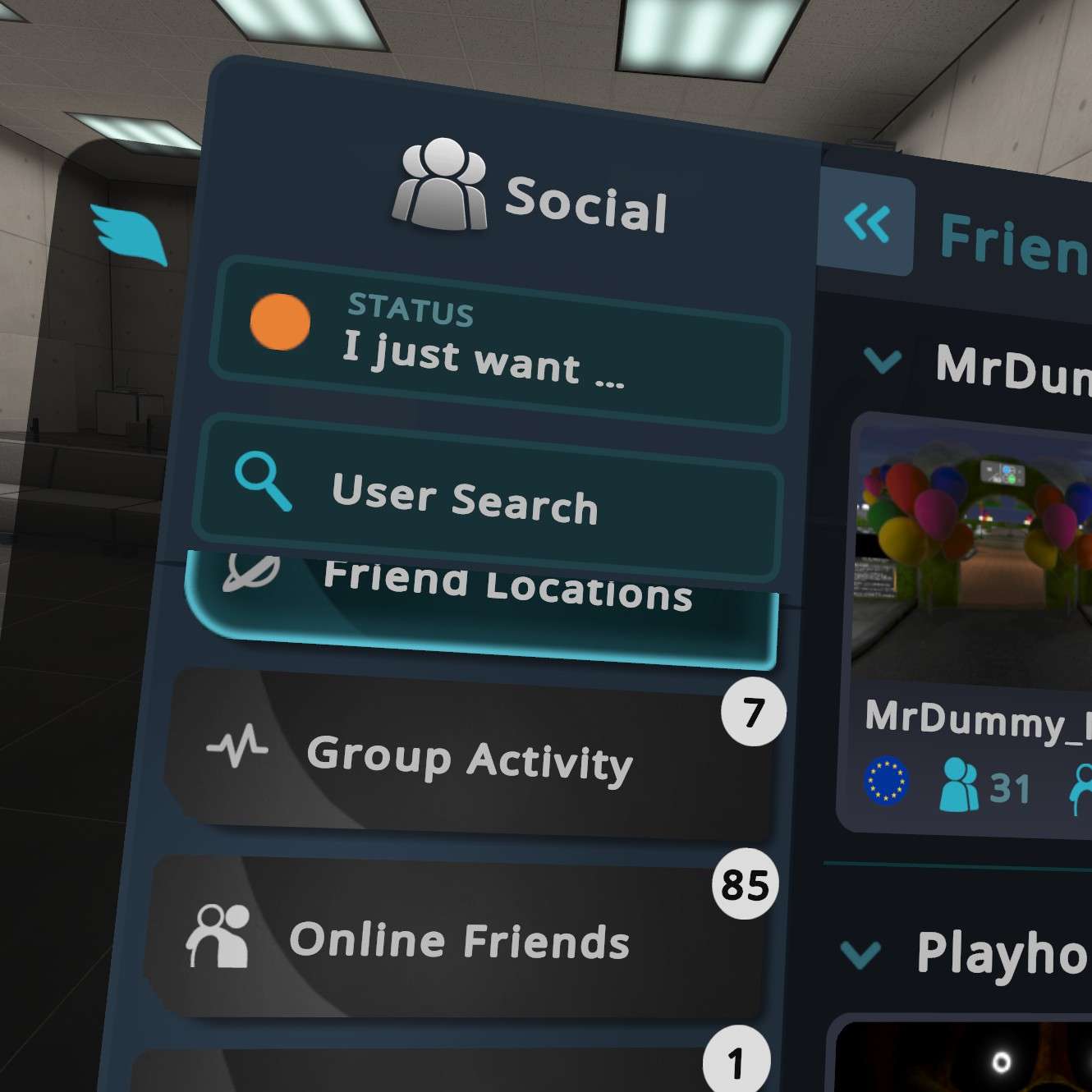 Social Menu side-panels don't quite cut off at divider line | Voters ...