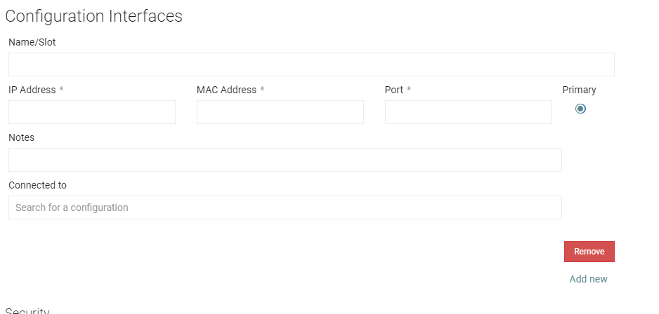 Adding Multiple Interfaces Under Configuration Item (Switch, Server, etc.) | Core Web App | Hudu