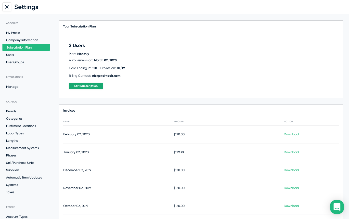 Product Release 13: Subscription Management, Settings, and More ...
