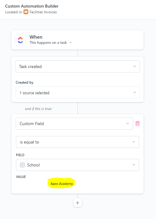 Ability to select multiple items in an automation condition | Voters | ClickUp