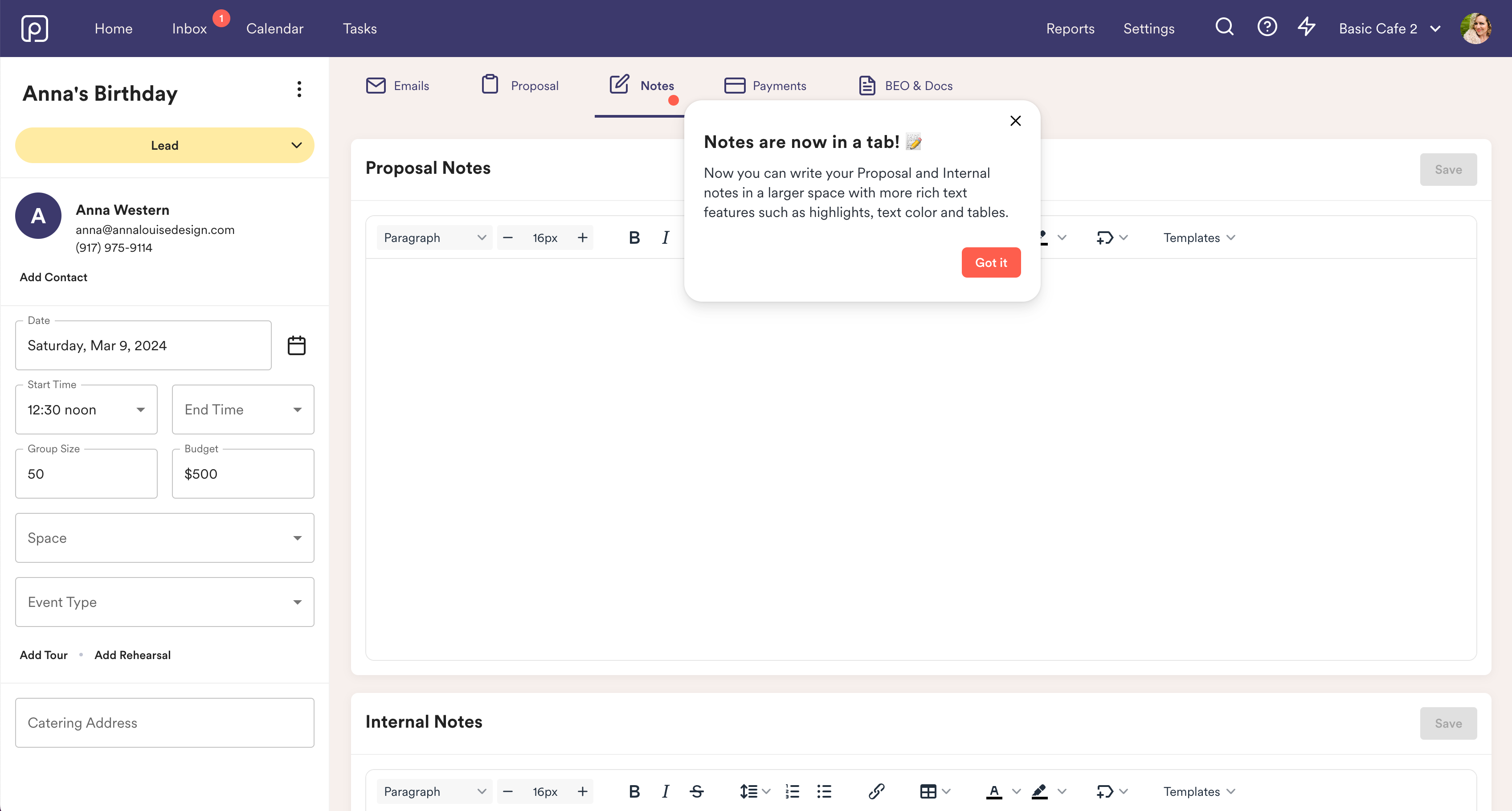 Changelog | Perfect Venue