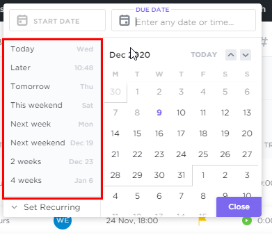 Improve today's date highlight or differentiation in due date picker for dark mode | Voters ...