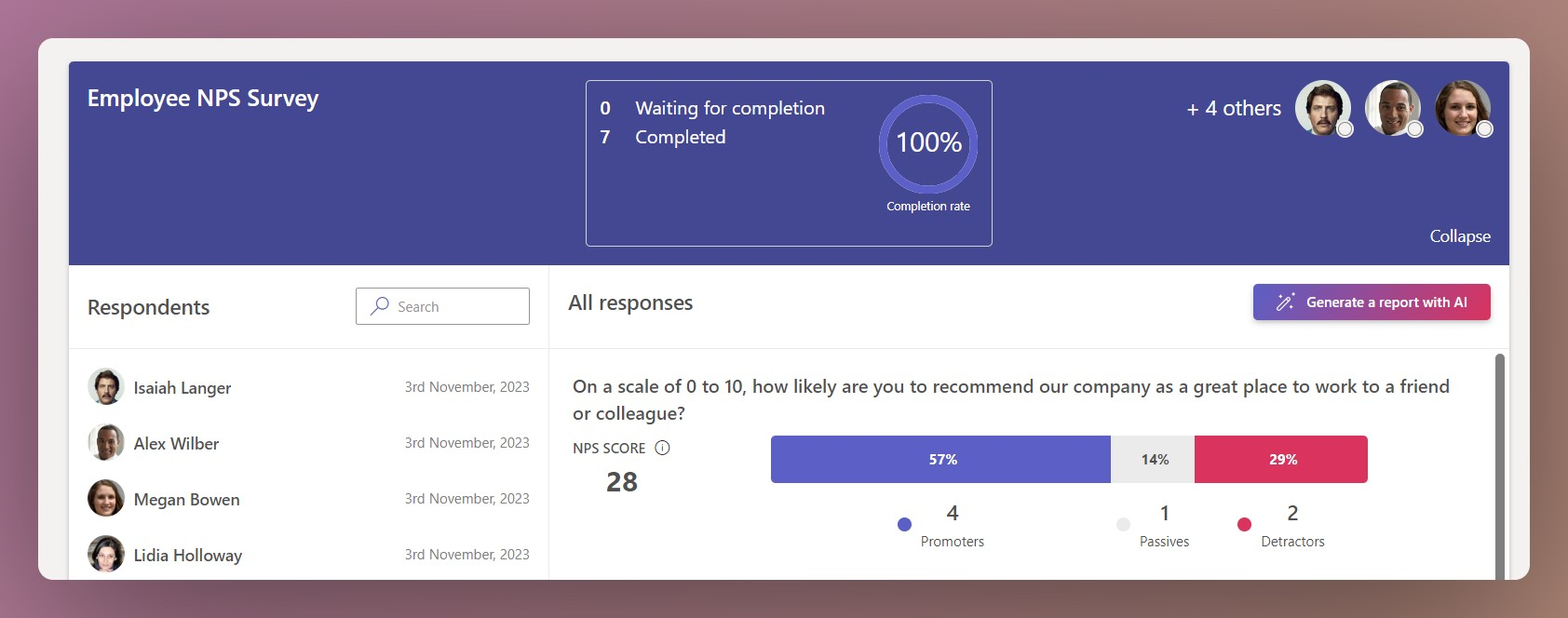 NPS Question Types in Surveys 📊 | Teamflect Changelog