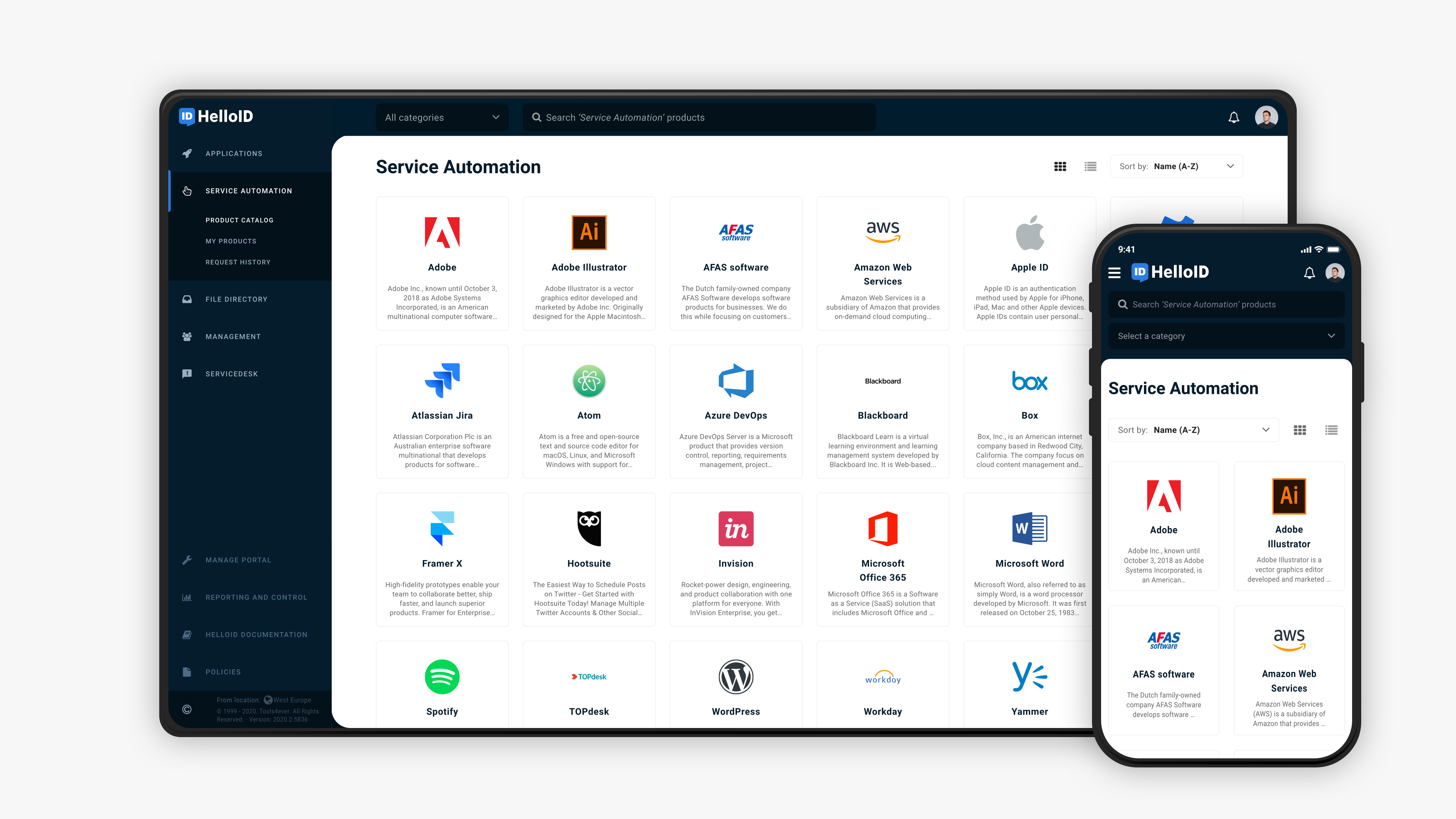 Redesign end user portal | Voters | HelloID