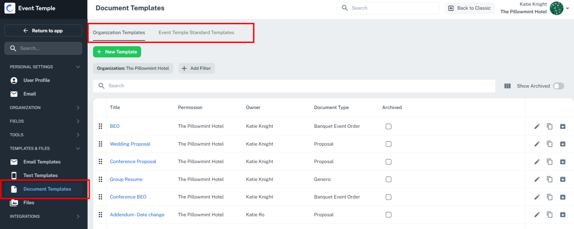 Changelog | Event Temple