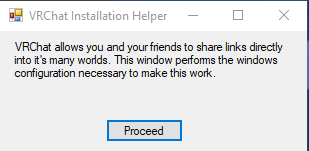 Installation Helper when closing VRChat | Voters | VRChat