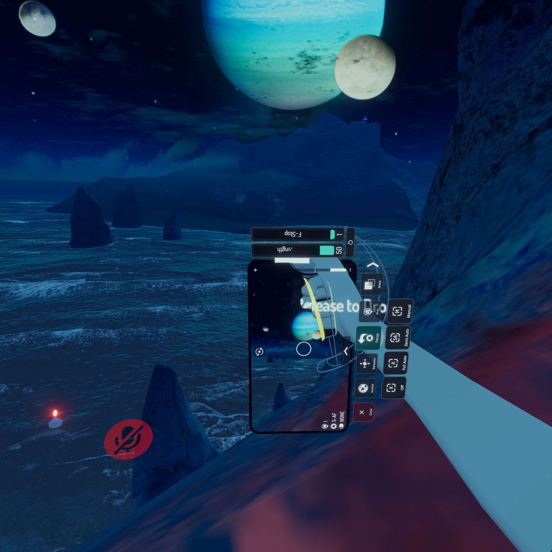 [1137] Taking a photo can interact with UI | Voters | VRChat