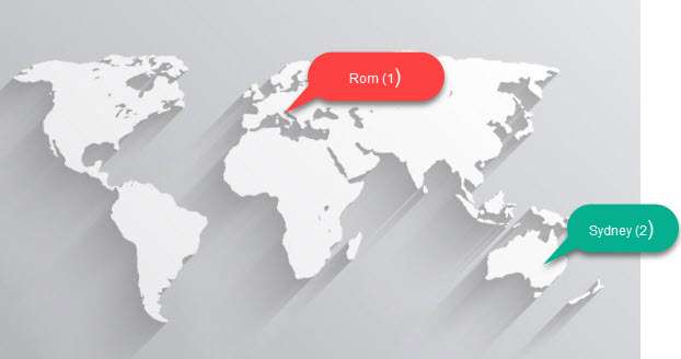 World map, Europe map with main locations | Voters | Mentimeter
