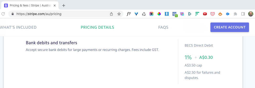 Invoice payment via Stripe's BECS Direct Debit option | Voters | HighLevel