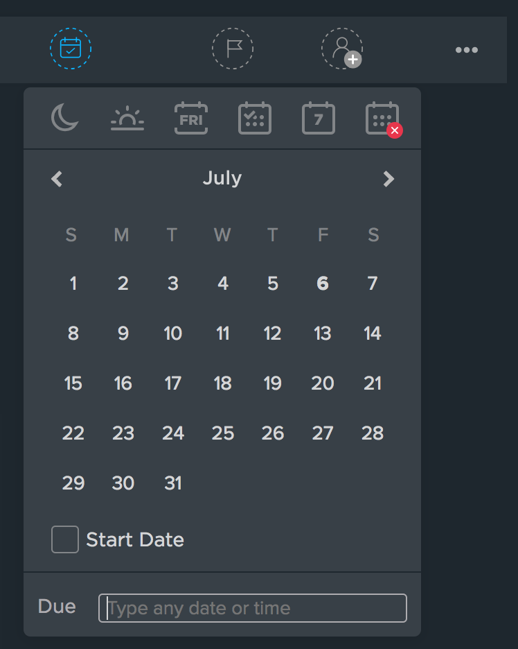 Improve today's date highlight or differentiation in due date picker ...