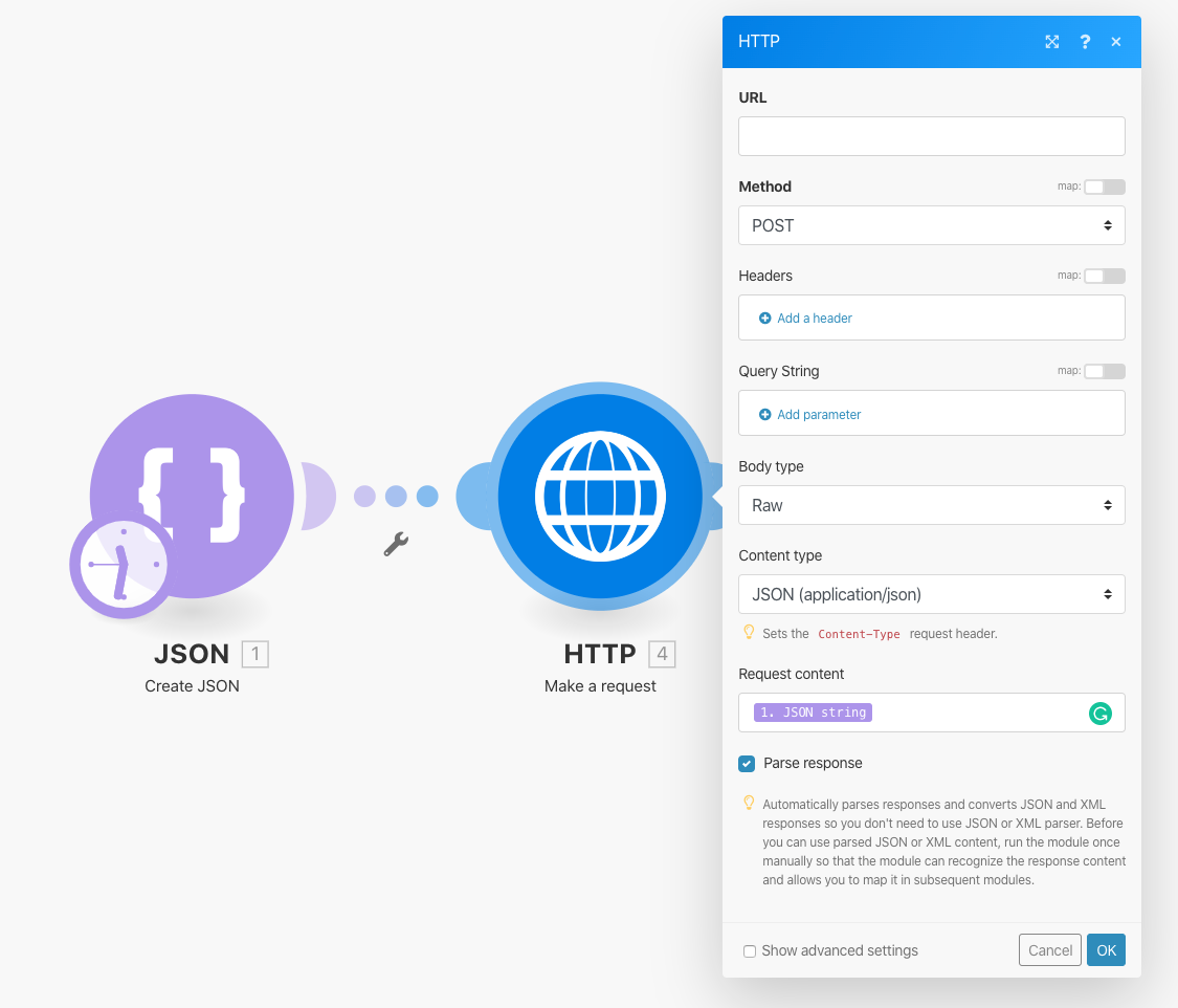 HTTP: Body formatter/validator (JSON/XML/querystring) | Voters | Make