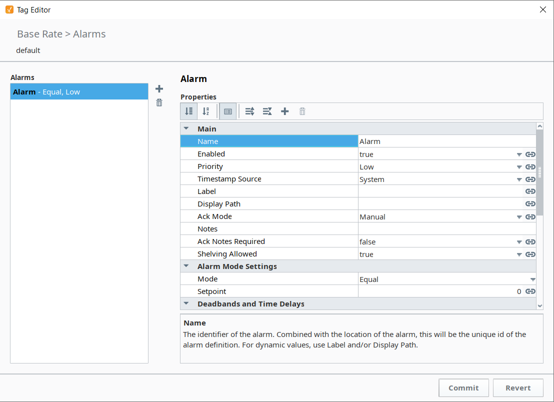Show the Alarm Name in the Shelved Alarms window | Voters | Inductive Automation