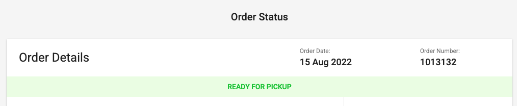 Show "Ready for Pickup" under Order Status | Voters | InkSoft